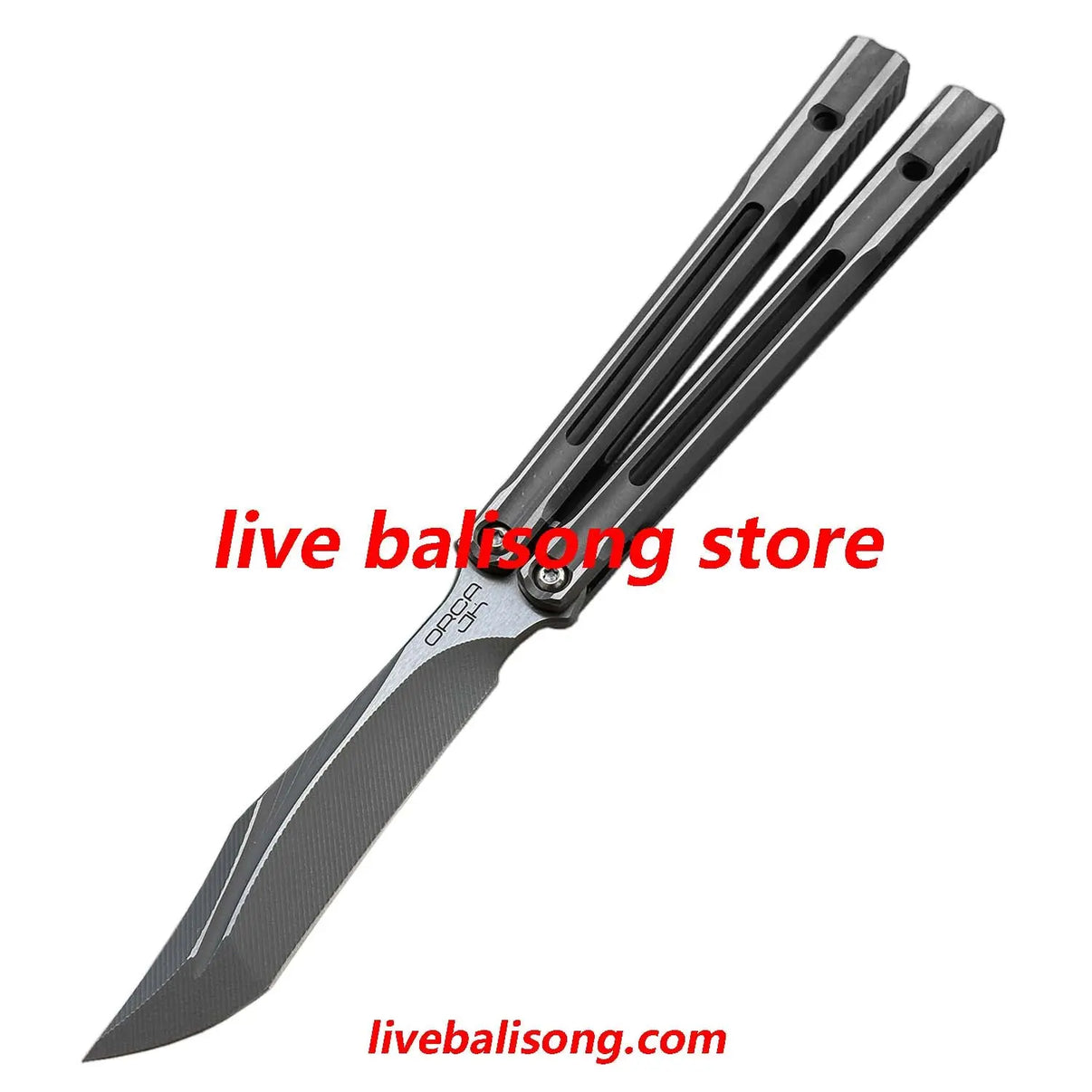 Baliplus Orca V2 Balisong Clone Titanium Handle Bushings System ...